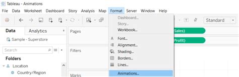 Adding Animations In Tableau Guide Newcomp Analytics