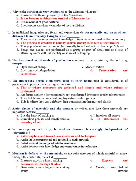 Cpar Reviewer 2nd Quarter Answer Key Download Free Pdf Dances