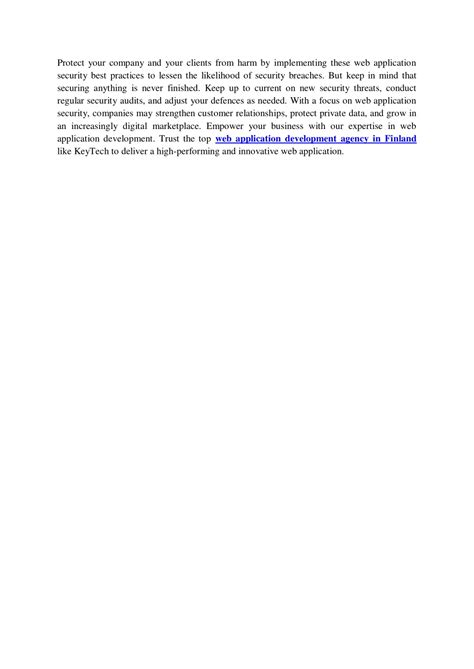 Ppt 11 Top Web Application Security Best Practices For Your Business Powerpoint Presentation