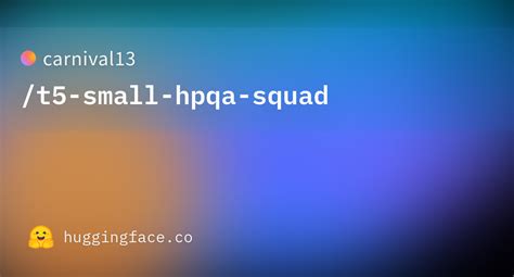Carnival T Small Hpqa Squad Hugging Face