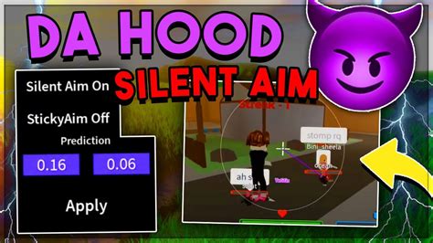 Da Hood Script Hack Silent Aim Cam Lock PC MOBILE YouTube