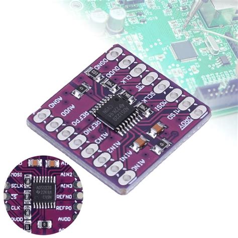 Conversor Analógico A Digital Ads1220 Adc I2c Módulo Convertidor