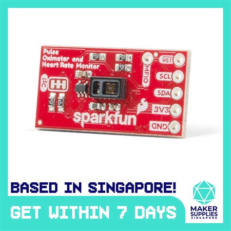 Sparkfun Pulse Oximeter And Heart Rate Sensor Max30101 And Max32664 Qwiic Sen 15219 [sensors