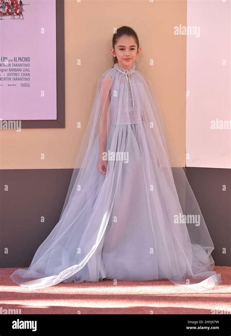 Julia Butters At The Los Angeles Premiere Of Once Upon A Time In