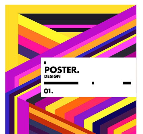 포스터 및 배너 벡터에 대 한 기하학적 다채로운 패턴 Eps Ai Uidownload