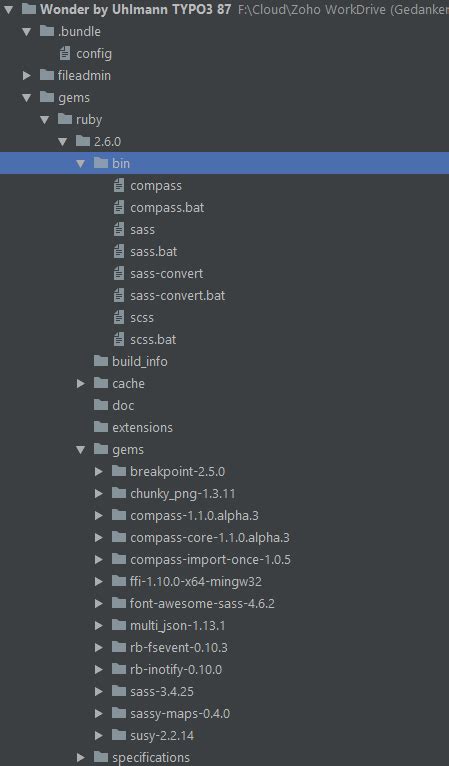 Nodejs Cant Find Gem Compass 0a With Executable Compass