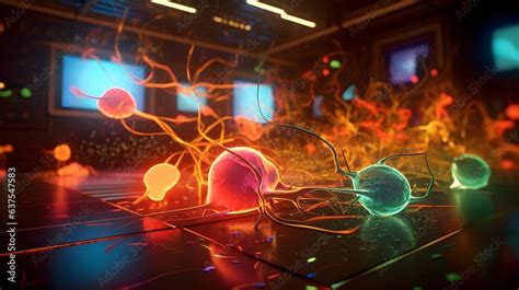 Neuro Computer With Cell Artificial Intelligence Neural Network