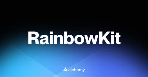 Rainbowkit Web3 Wallet Tools Alchemy