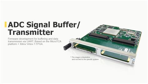 software development for adc signal buffer transmitter