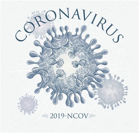 Symbolic Conditional Image Of A Virus Royalty Free Vector