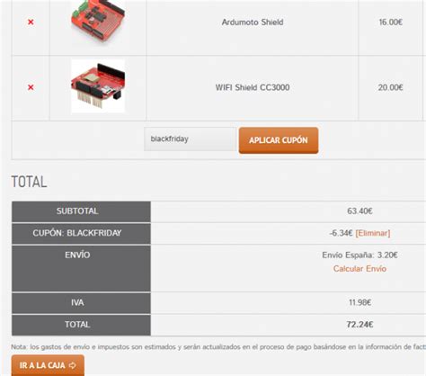 Blackfriday En La Tienda Prometec Tienda Y Tutoriales Arduino