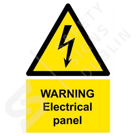 Warning Electrical Panel W8055