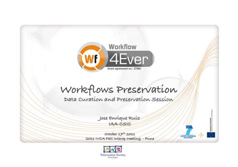 workflow preservation ppt