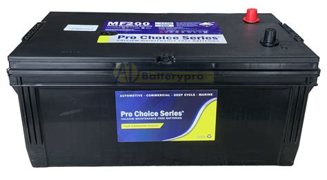 Mf200 Mf200 12volt 1250cca Pro Choice Series Maintenance Free Calcium