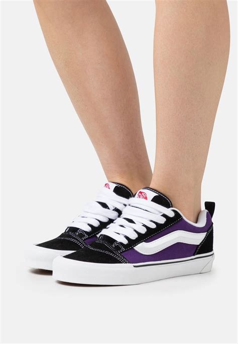 Vans Knu Skool Unisex Skateschuh Blackpurpleschwarz Zalandoch
