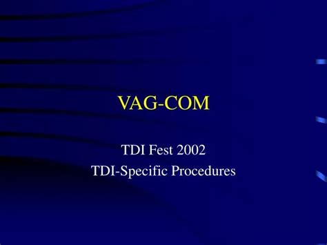 PPT VAG COM PowerPoint Presentation Free Download ID 3258632