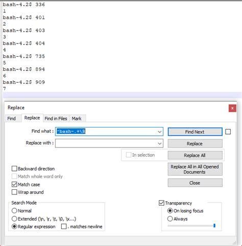 Notepad Search And Replace For A Word And Remove Line Stack Overflow