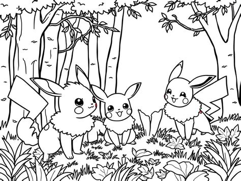 Pikachu Evolution Coloring Page Printable [2025]