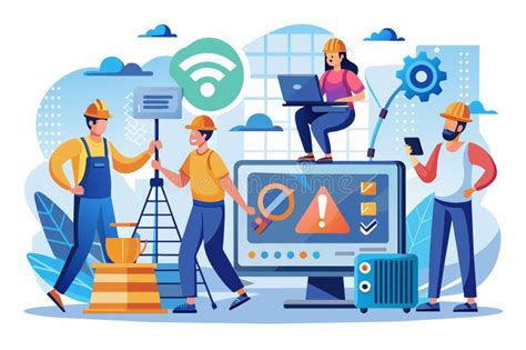 Team Members Collaborate To Resolve Internet Connectivity Problems Using Various Tools And