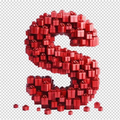 Изолированное 3d число на прозрачном Png канве Премиум Psd Файл