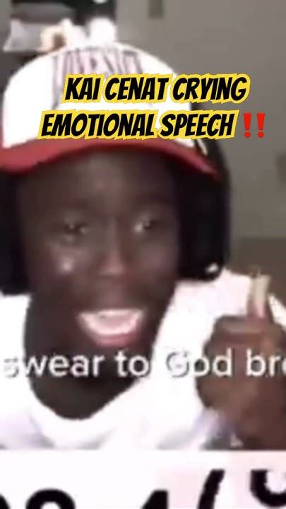 Kai Cenat Emotional Crying After Reaching 1 Mill Subs‼️ Youtube