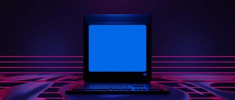 3d 그림 렌더링 Tv 화면 기술 기술 미래 사이버 펑크 디스플레이 게임 공상 과학 무대 받침대 배경 게이머 배너 네온 빛 스탠드 연단의 기호 프리미엄 사진