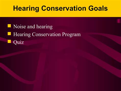 Osha Noise And Hearing Conservation Ppt