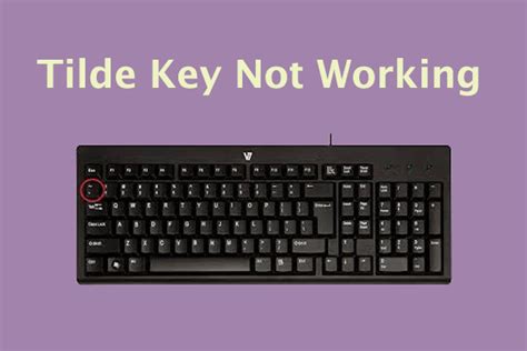 What To Do If The Tilde Key Not Working Try These Fixes