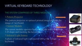 Ppt On Virtual Keyboard PPTX Computer Peripherals Computing