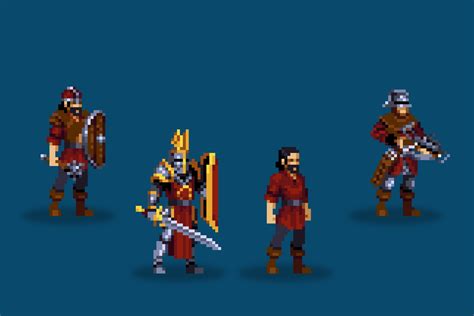 36 Animated Pixel Humans 2d Characters Unity Asset St Vrogue Co