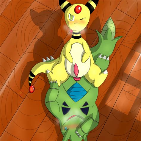 Rule 34 Above View Ampharos Artist Request Blush Color Feral Insertion Interspecies Male Male