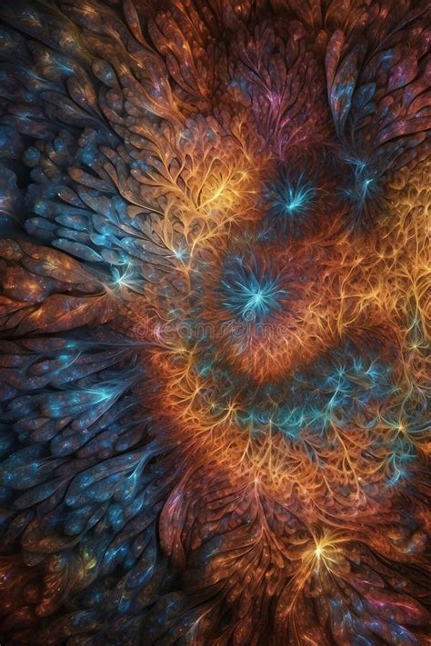 Abstract Image Of A Magnificent Array Of Miniature Delicately Arranged To Form A Mesmerizing