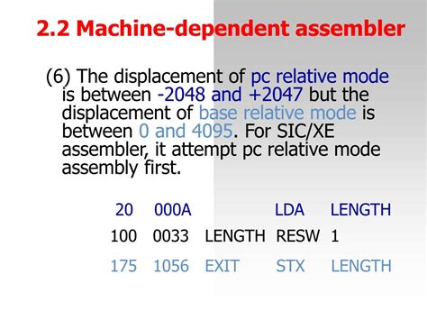 Ppt Example Of Sic Assembler Language P R Ogram Line Source Statement Powerpoint Presentation