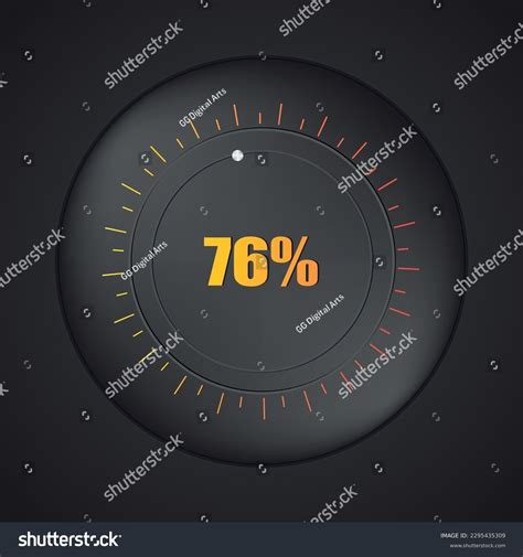 File Download Progress Indicator Isolated Background Stock Vector Royalty Free