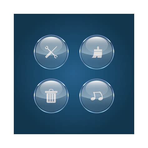 Set Of Round Shape Web Button 13275057 Vector Art At Vecteezy