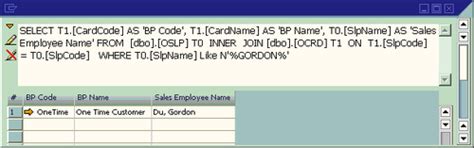 1 Sql Query Basic Mastering Sql Queries For Sap Business One