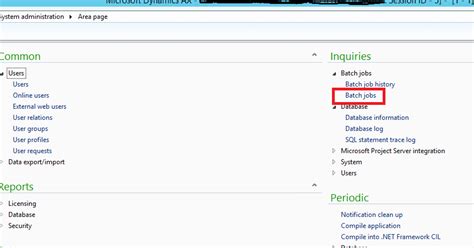Microsoft Dynamics 365foax Hub Create A Batch Job
