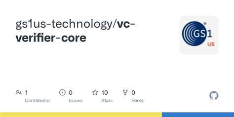 Github Gs1us Technology Vc Verifier Core