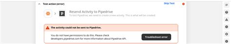 do not have permissions api pipedrive developers community