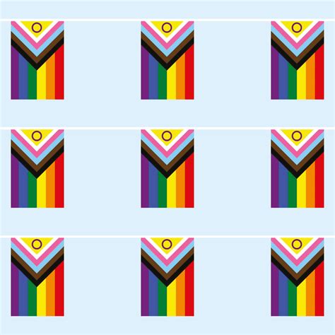 Intersex Progress Pride Bunting Pride By One Stop Promotions