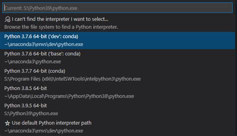 Macos Vscode Integrated Terminal Doesnt Use Conda Environment To