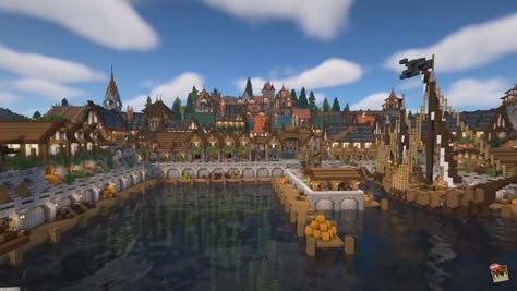 Minecraft Medieval Dock Ideas