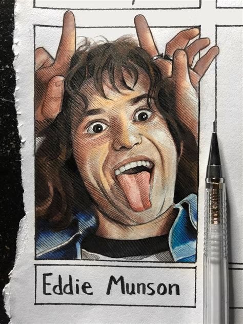 Eddie Munson Sketch Stranger Things Stranger Things Art Stranger