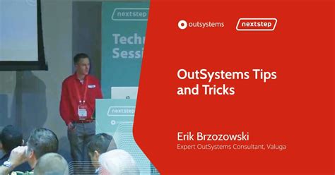 Outsystems Tips And Tricks Nextstep2019 Outsystems