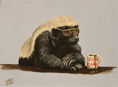 Honey Badger Painting