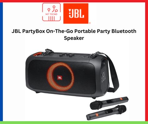 Jbl Partybox On The Go Portable Party Bluetooth Speaker Mt Tecno It Mall