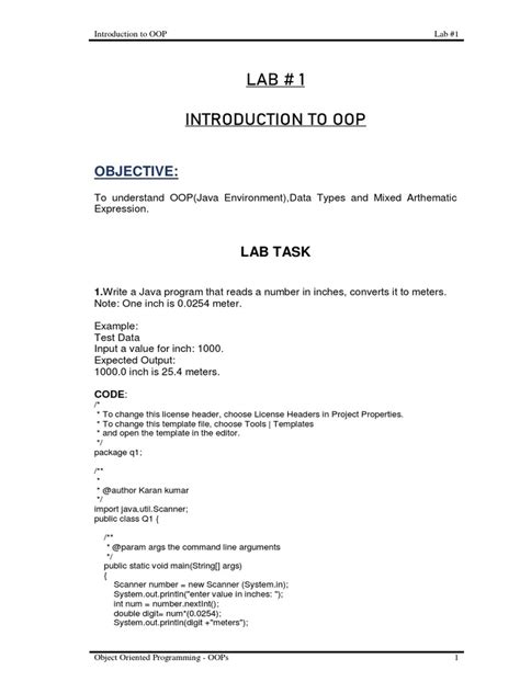 Assignment 1 Pdf Parameter Computer Programming Object Oriented Programming