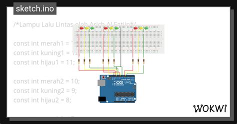 Lalin Ujian Wokwi Esp32 Stm32 Arduino Simulator