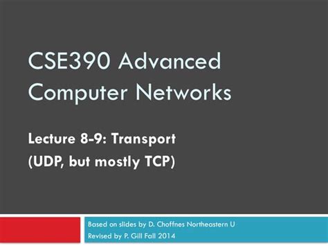 Transmission Control Protocol Tcp Pptx