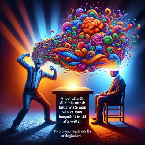 What Does Proverbs 29 11 Mean Bible Art